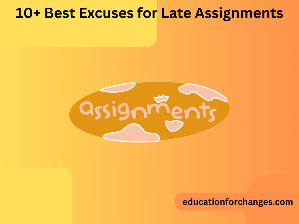 10+ Best Excuses for Late Assignments