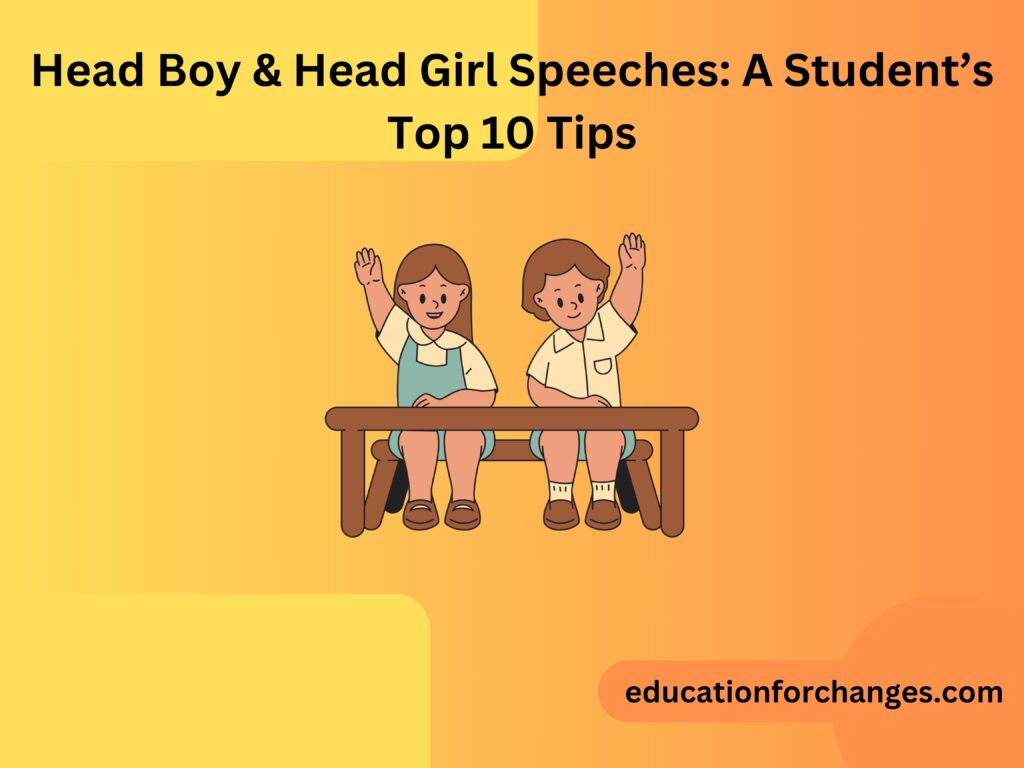 Head Boy & Head Girl Speeches: A Student’s Top 10 Tips - Cherish Study