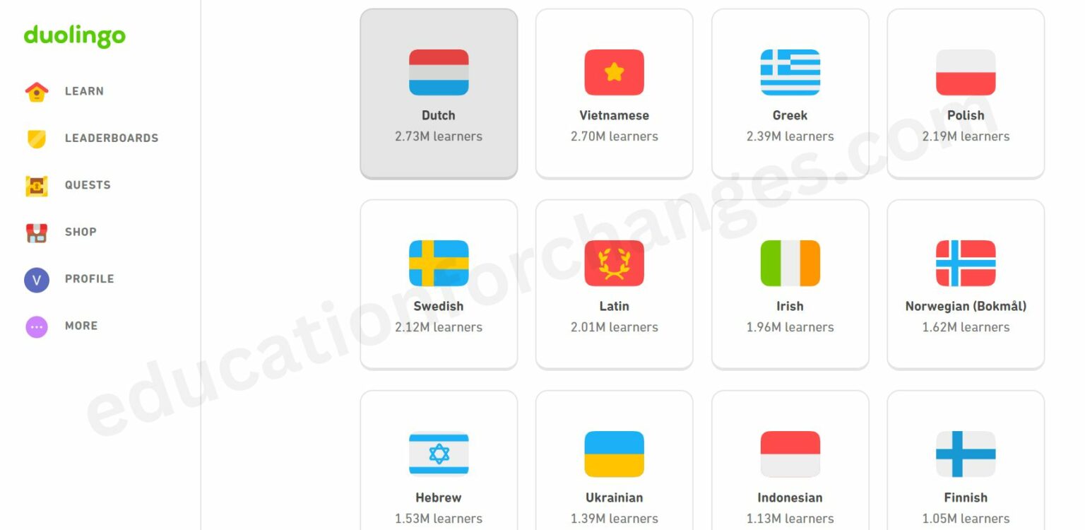 Updated List of Every Duolingo Language Available in 2024 (With Stats ...